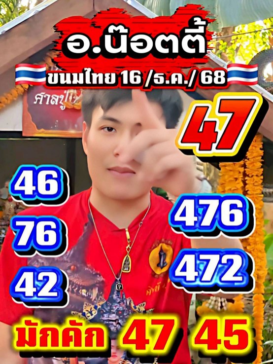 เลขเด็ดอาจารย์น๊อตตี้ 16/12/68 : จากกรรมกรสู่นักใบ้หวยชื่อดังแห่งเมือง ...
